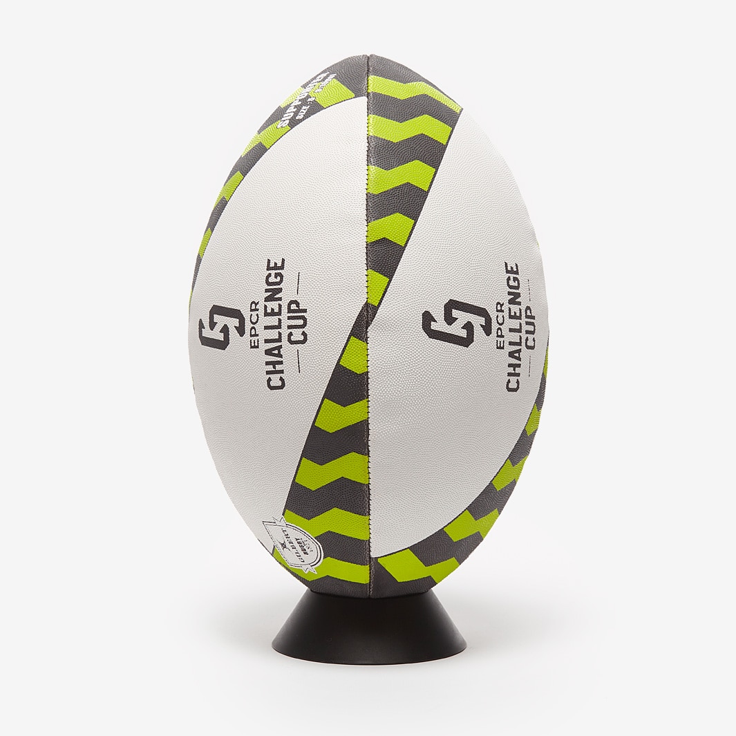 Gilbert Challenge Cup Supporter Ball - White - Rugby Balls