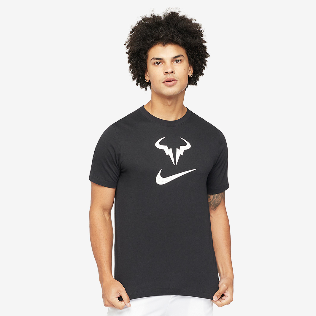 Nike Court Dri-Fit Rafa T-Shirt - Black - Mens Clothing