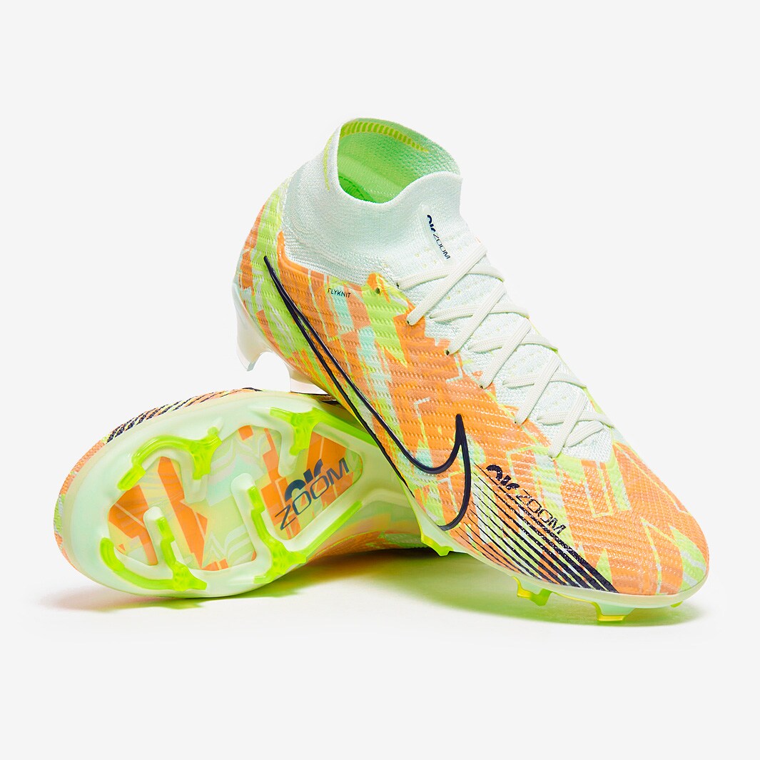 Nike Air Zoom Mercurial Superfly IX Elite FG Verde Orzo Blu Nerastro