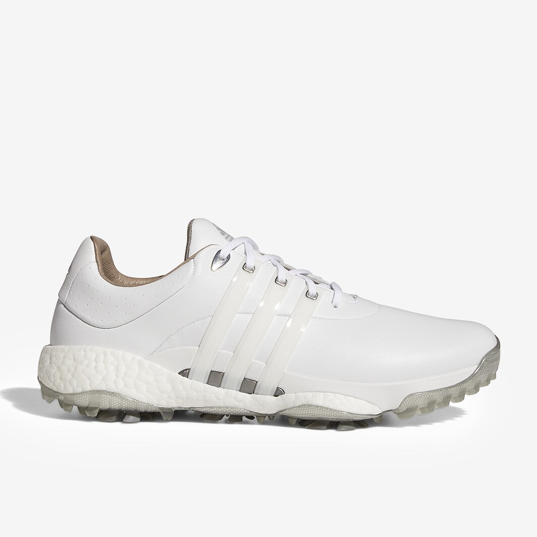 adidas Tour 360 Infinity - White/White/Silver Metal - Mens Shoes