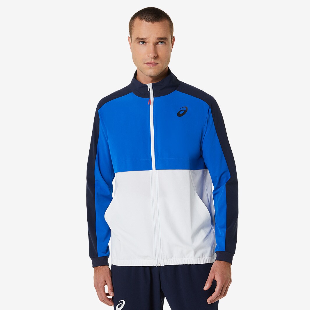 Asics Match Jacket - Tuna Blue/Midnight - Mens Clothing | Pro:Direct Tennis