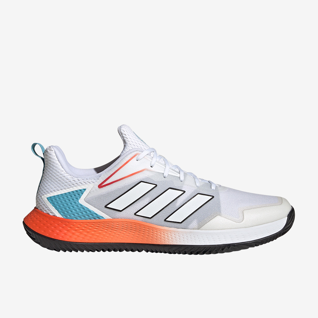 adidas Defiant Speed Clay - Ftwr White/Ftwr White/Preloved Red - Mens ...