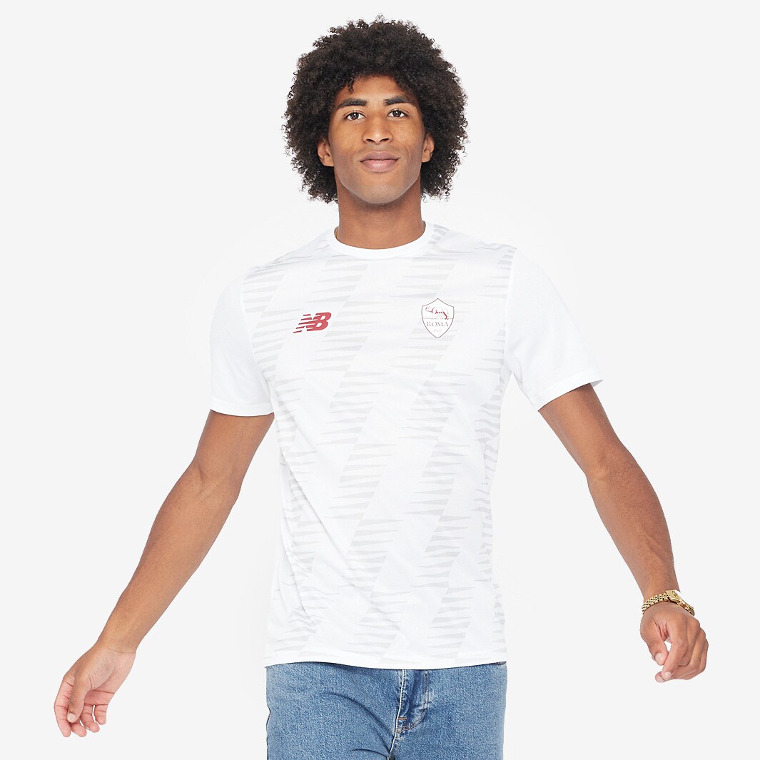 New Balance AS Roma Lightweight Tee - White - Mens Replica | Pro:Direct ...