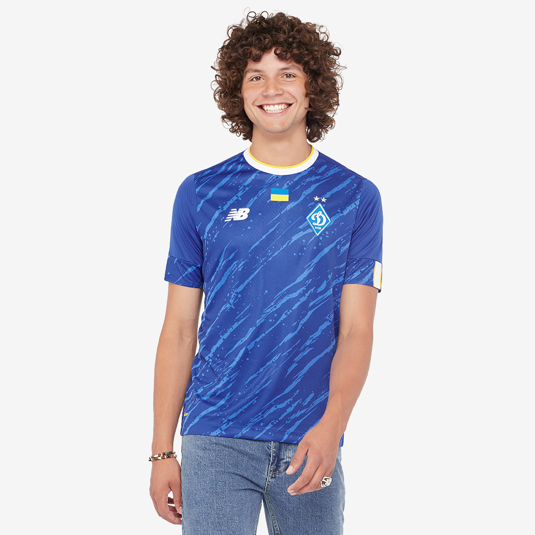 New Balance FC Dynamo Kyiv SS Away Shirt - Blue - Mens Replica | Pro ...
