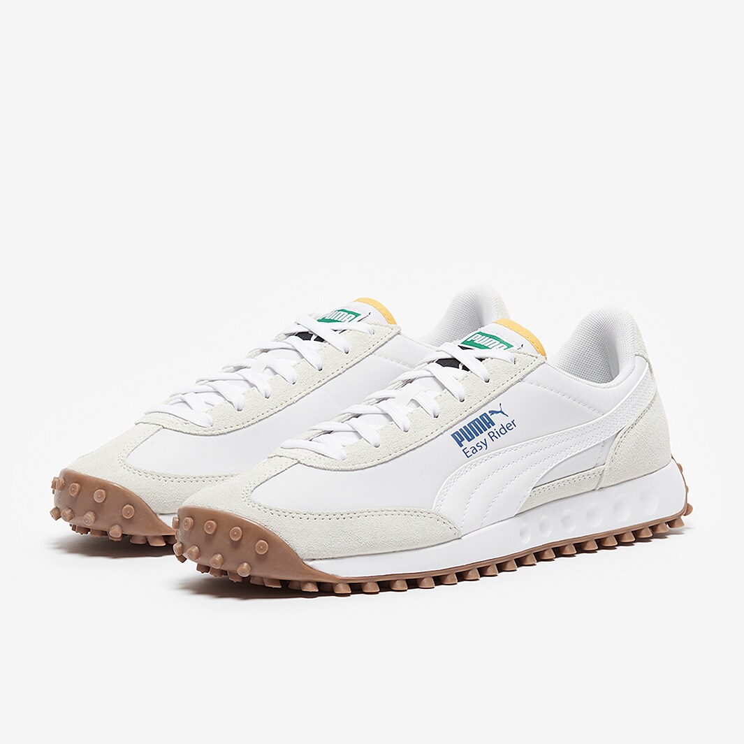 Puma Easy Rider II - Puma White/Feather Grey/Blazing Blue - Trainers ...