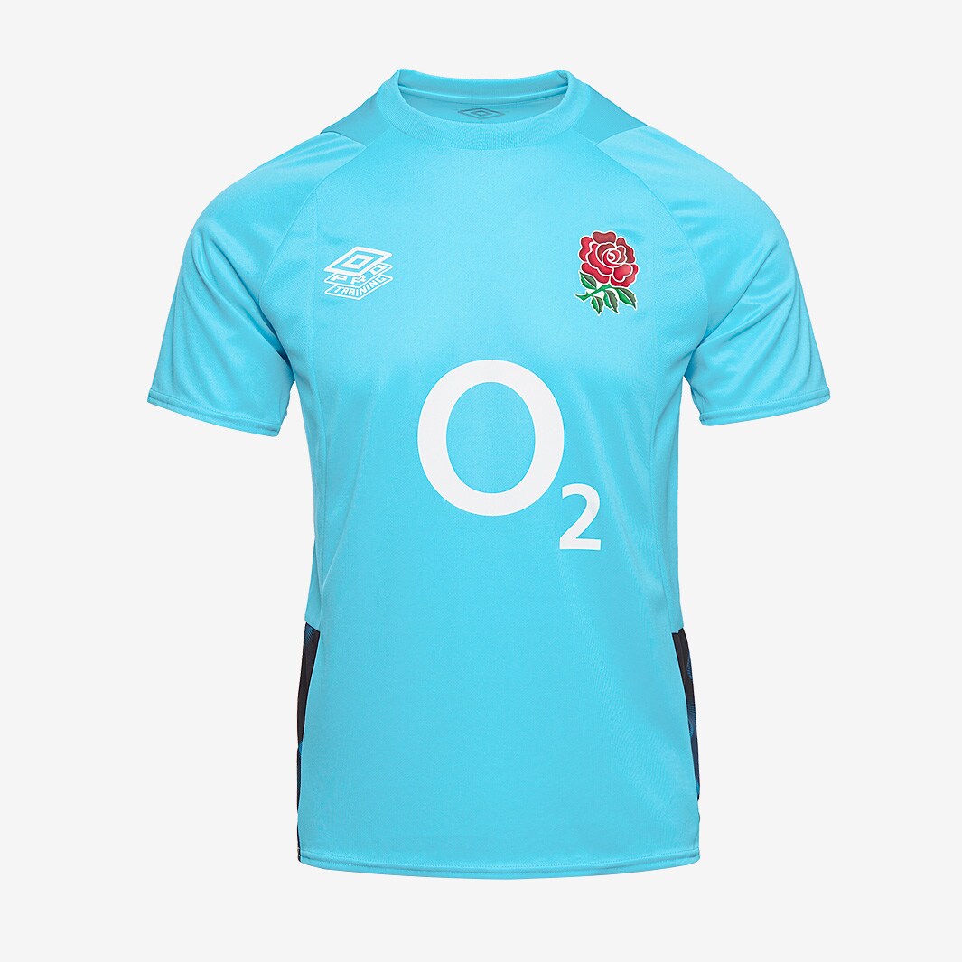 Umbro England 22/23 Gym Tee - Bachelor Button/Ensign Blue/Black - Mens ...