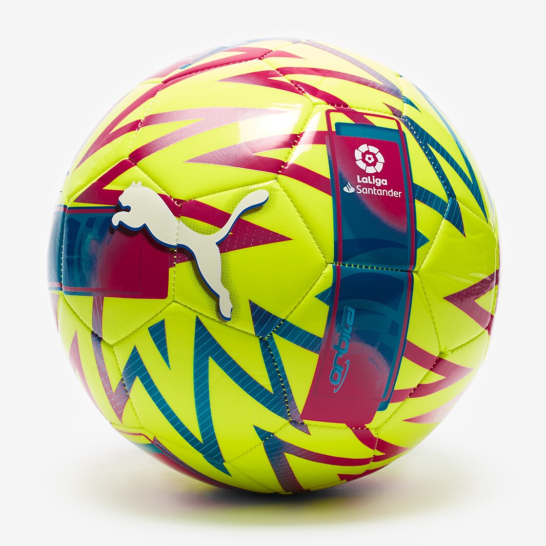 Pallone Puma LaLiga 1 Adrenalina MS - Lemon Tonic/Barbabietola Viola ...