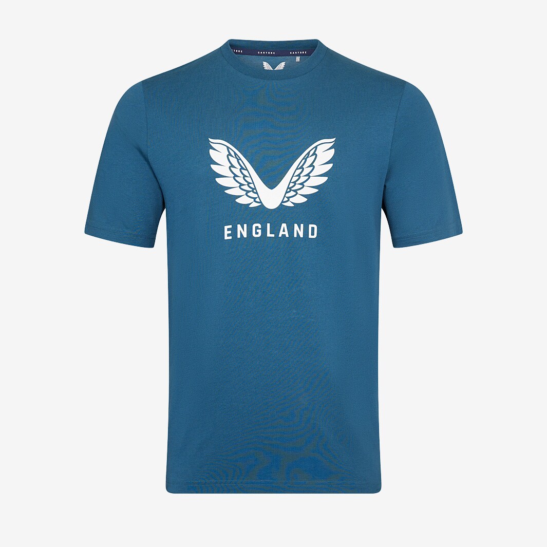 Castore ECB England Cotton Tee - Deep Dive/Peacoat - Cricket Replica ...