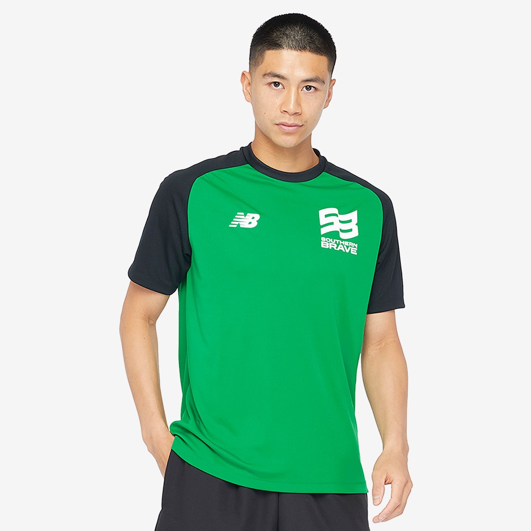 New Balance Southern Brave Training Shirt - Green/Black - Cricket ...