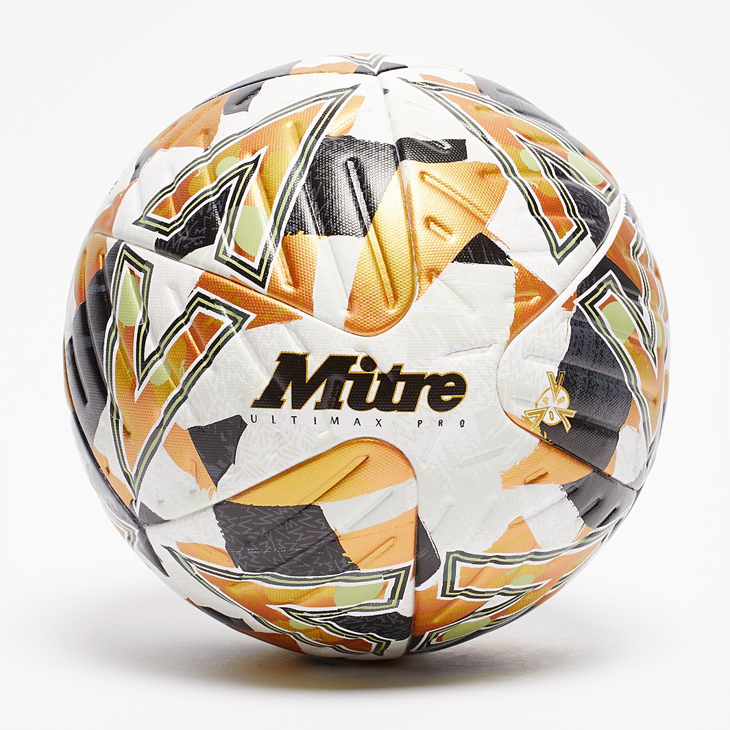 Mitre Ultimax Pro 23 - White/Gold/Black - Footballs | Pro:Direct Soccer
