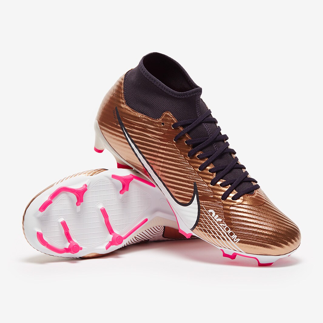Nike Zoom Mercurial Superfly IX Academy FG MG Metallic Kupfer