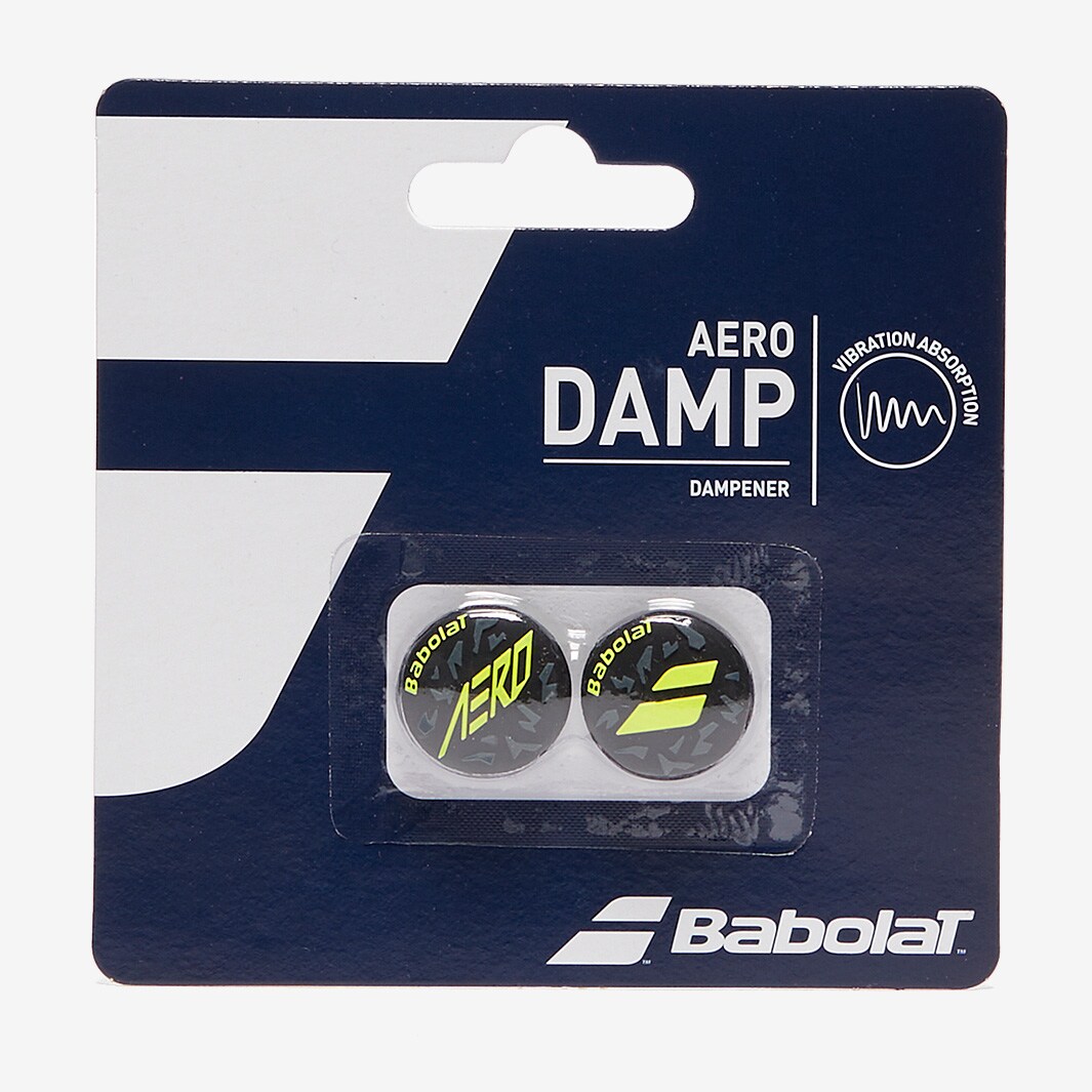 Babolat Aero Dampener x 2 - Black/Yellow - Accessories | Pro:Direct Tennis