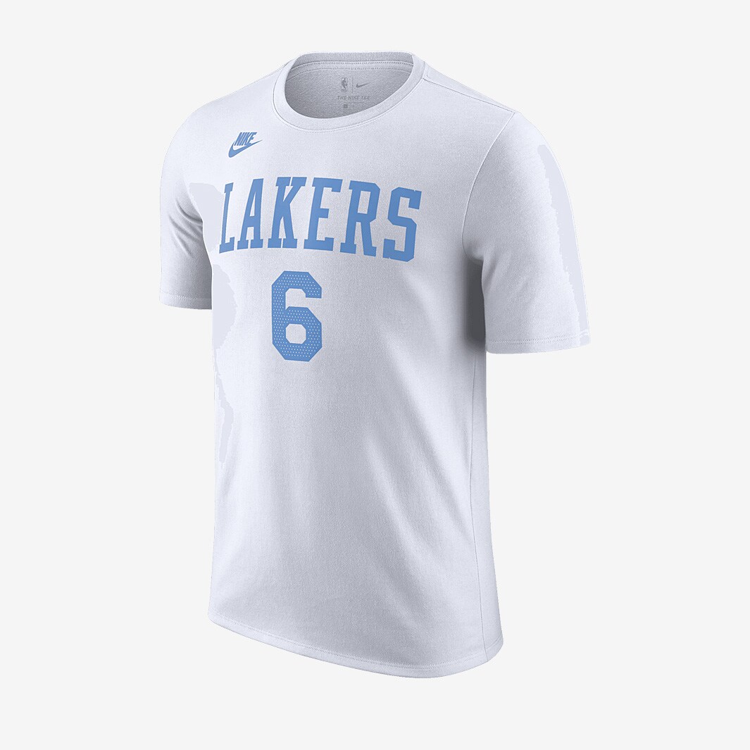 Nike NBA LeBron James Los Angeles Lakers Hardwood Classic Edition Tee ...