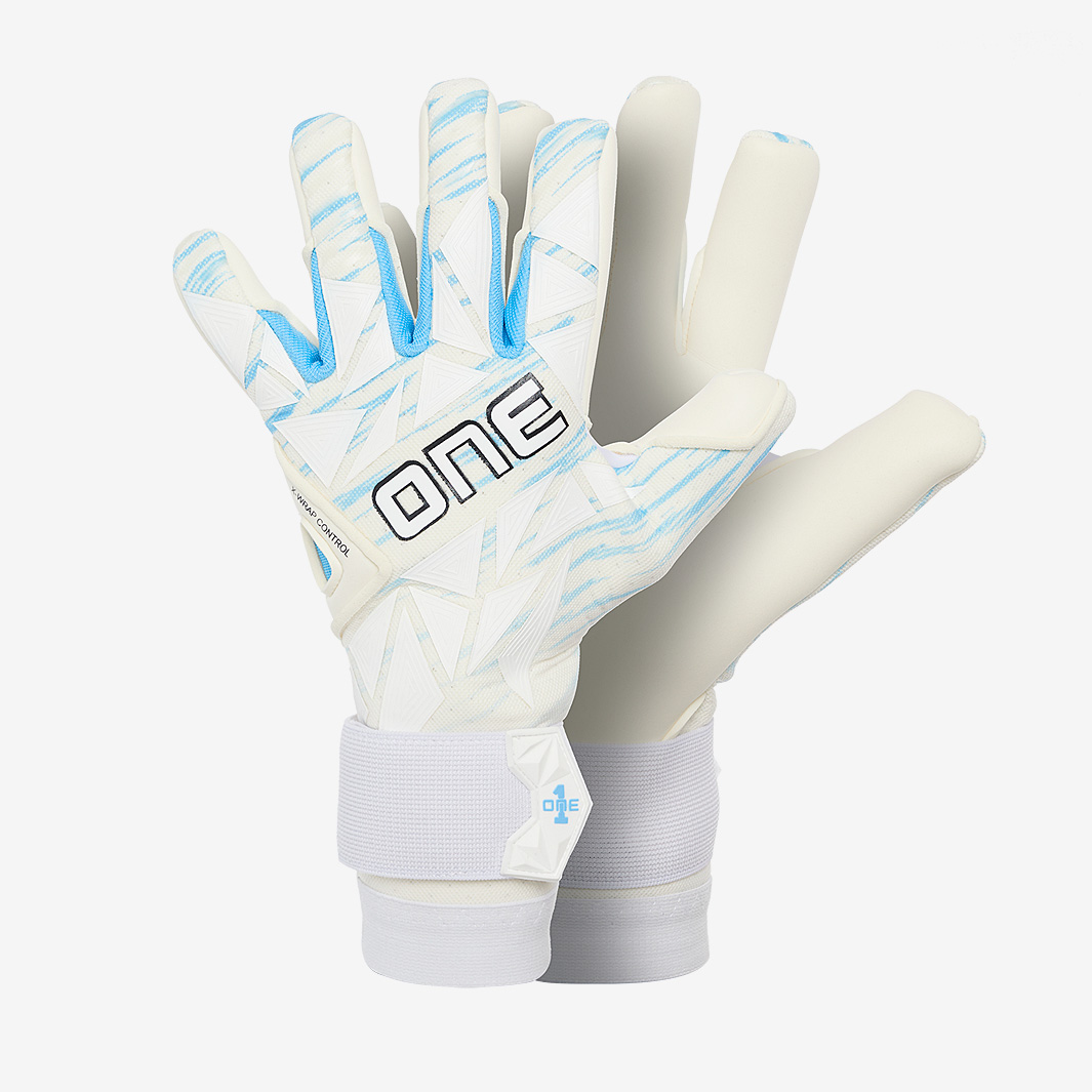 ONE Glove Kids GEO 3.0 AM2 - White/Blue - Junior GK Gloves | Pro:Direct ...