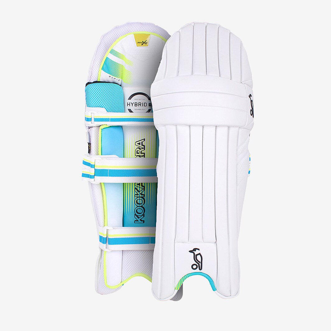 Kookaburra Rapid 2.1 LH Batting Pads - White/Blue/Yellow/Black ...