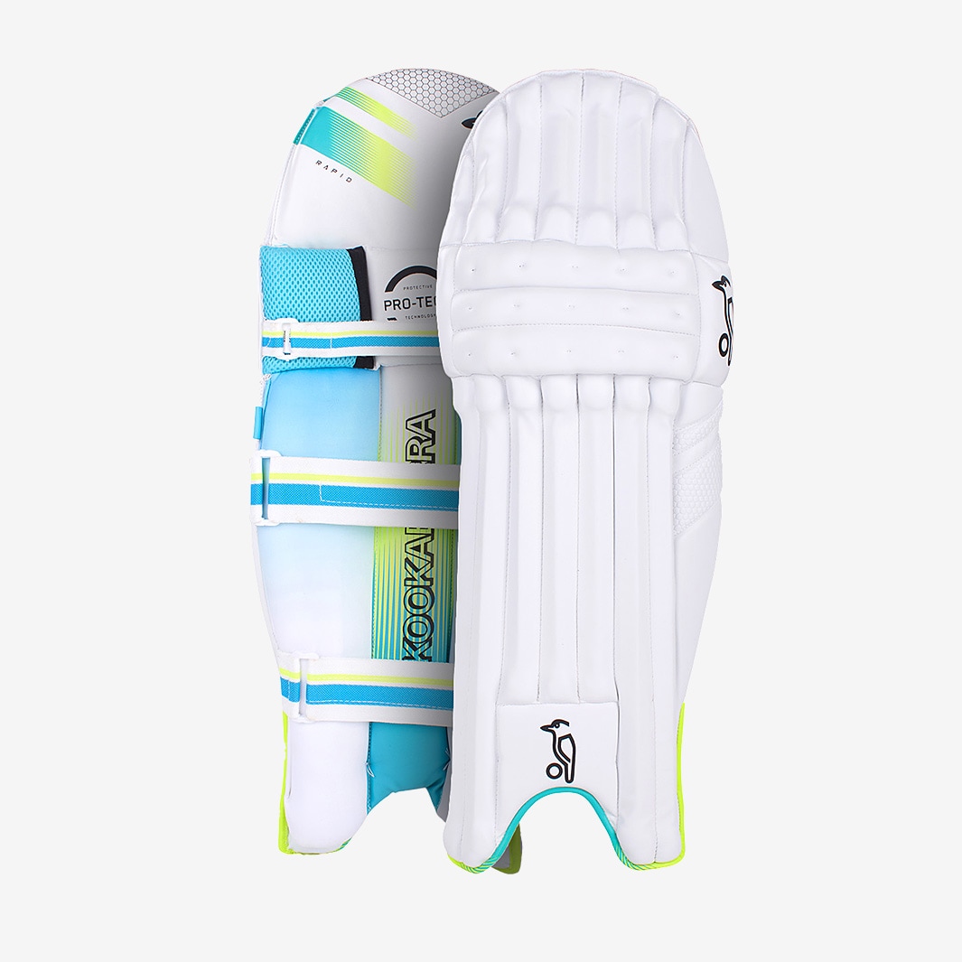 Kookaburra Rapid 4.1 LH Batting Pads - White/Blue/Yellow/Black ...