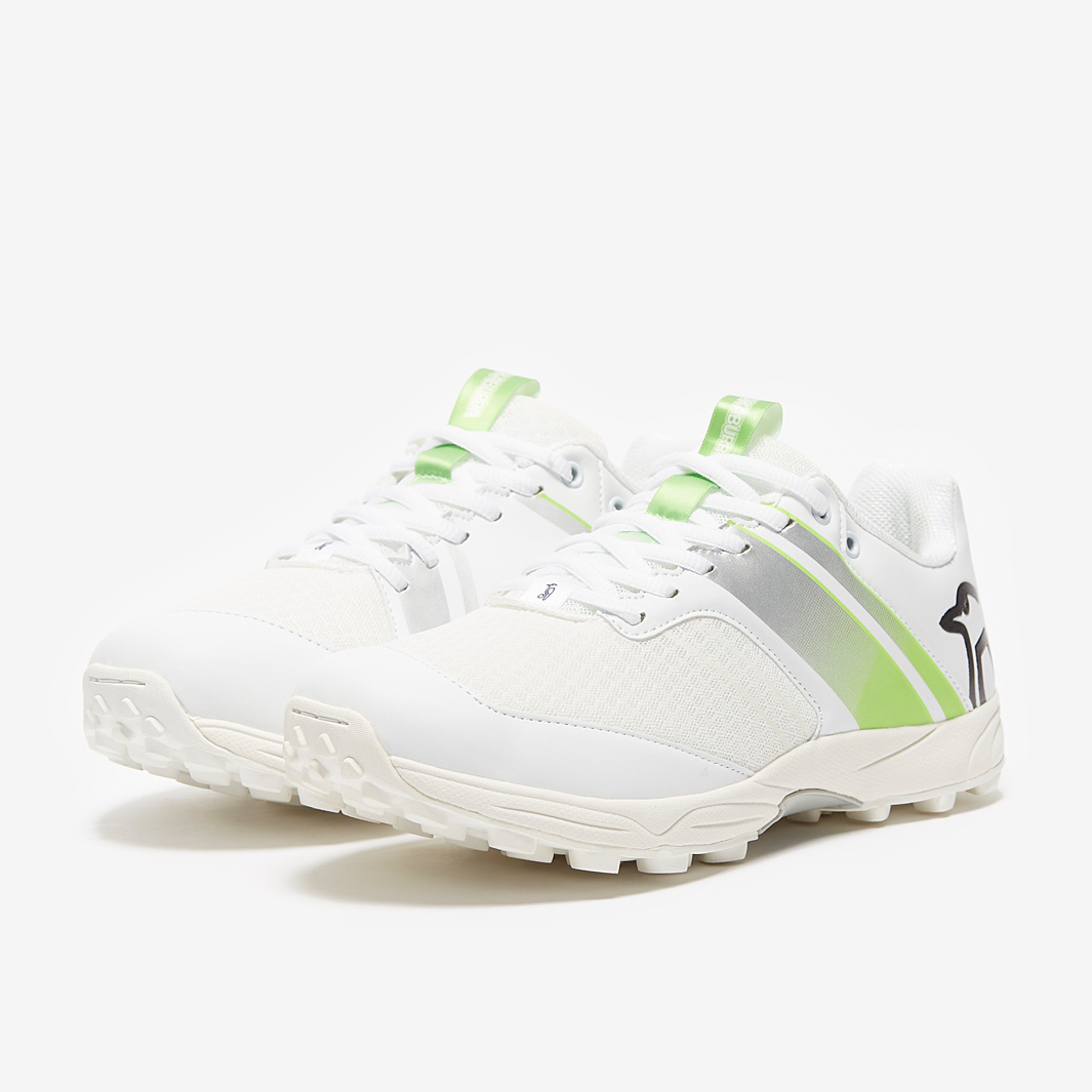 Kookaburra KC 3.0 Cricket Turf Shoe - White/Green - Mens Shoes | Pro ...