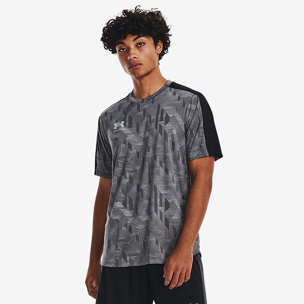 Under Armour Challenger Training Top - Pitch Gray/Mod Gray - Mens ...