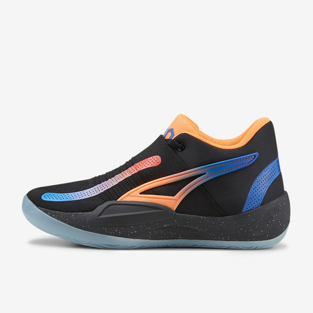Puma Rise Nitro RJ - Puma Black/Ultra Orange/Strong Blue - Mens Shoes ...