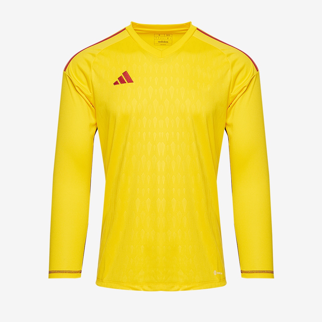 adidas Tiro 23 Competition LS GK Shirt - Team Yellow - Men Goalkeeping ...