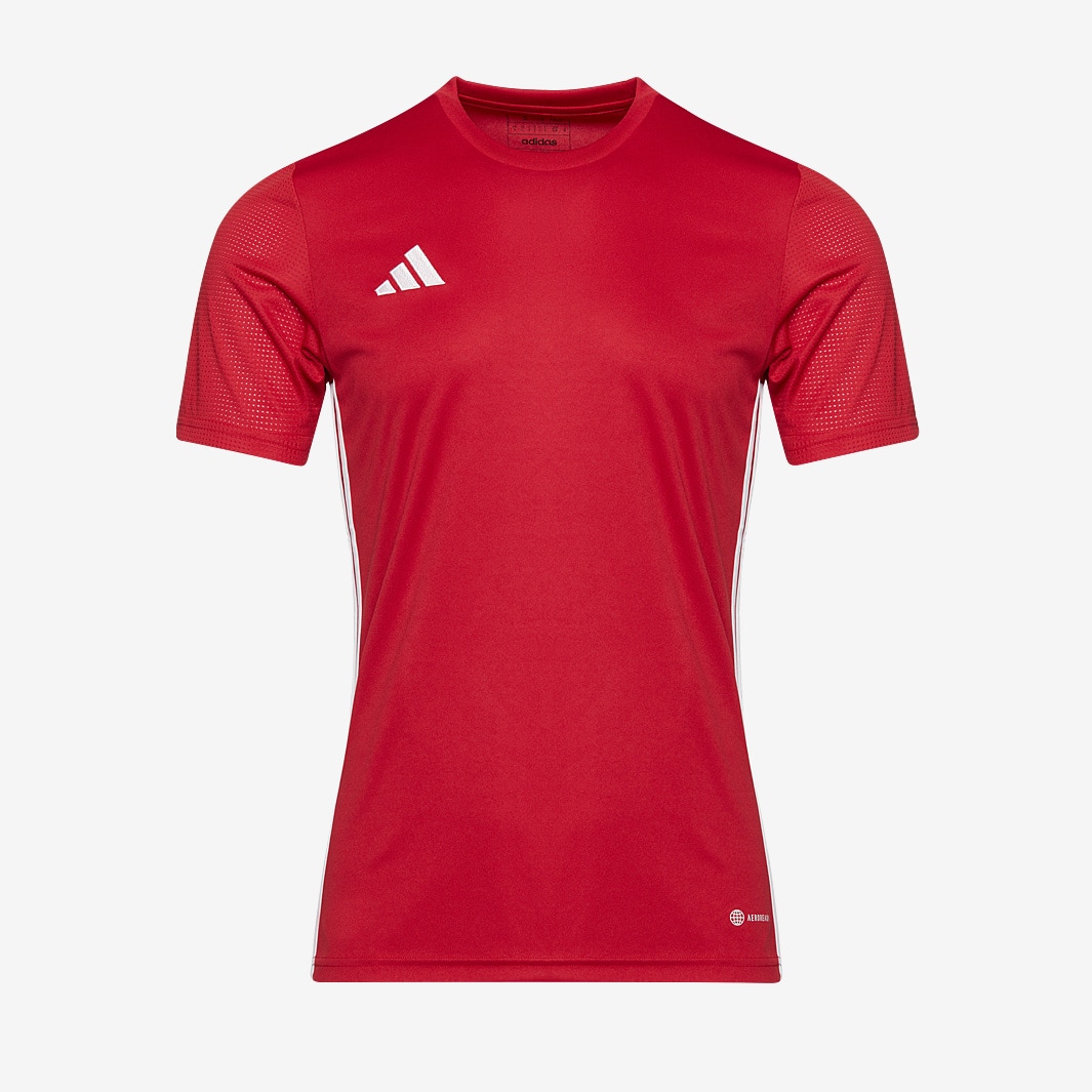 adidas Tabela 23 SS Shirt - Team Power Red 2/White - Mens Football ...
