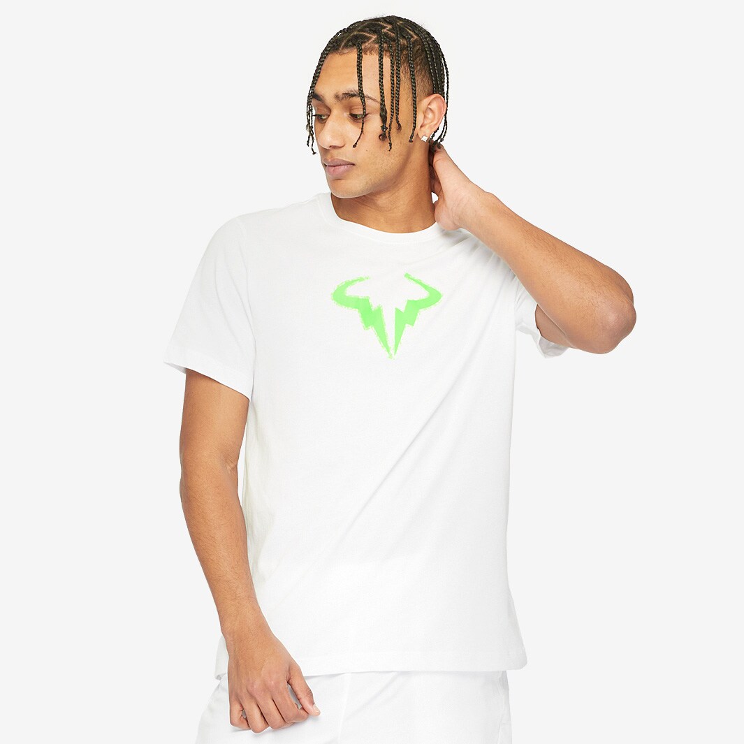 Nike Court Dri-FIT Rafa T-Shirt - White - Mens Clothing | Pro:Direct Tennis