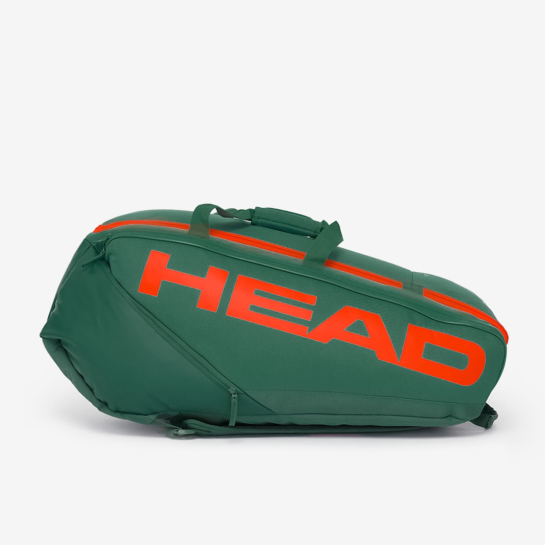 HEAD Pro Racket Bag (Extra Large) - Green/Orange - Bags & Luggage | Pro ...