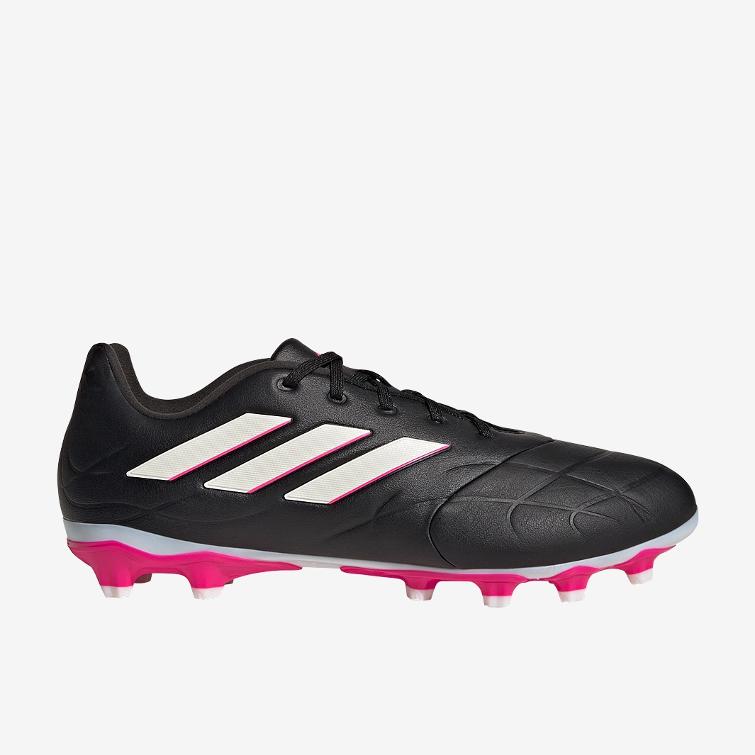 adidas Copa Pure.3 MG - Core Black/Zero Met./Team Shock Pink - Mens ...