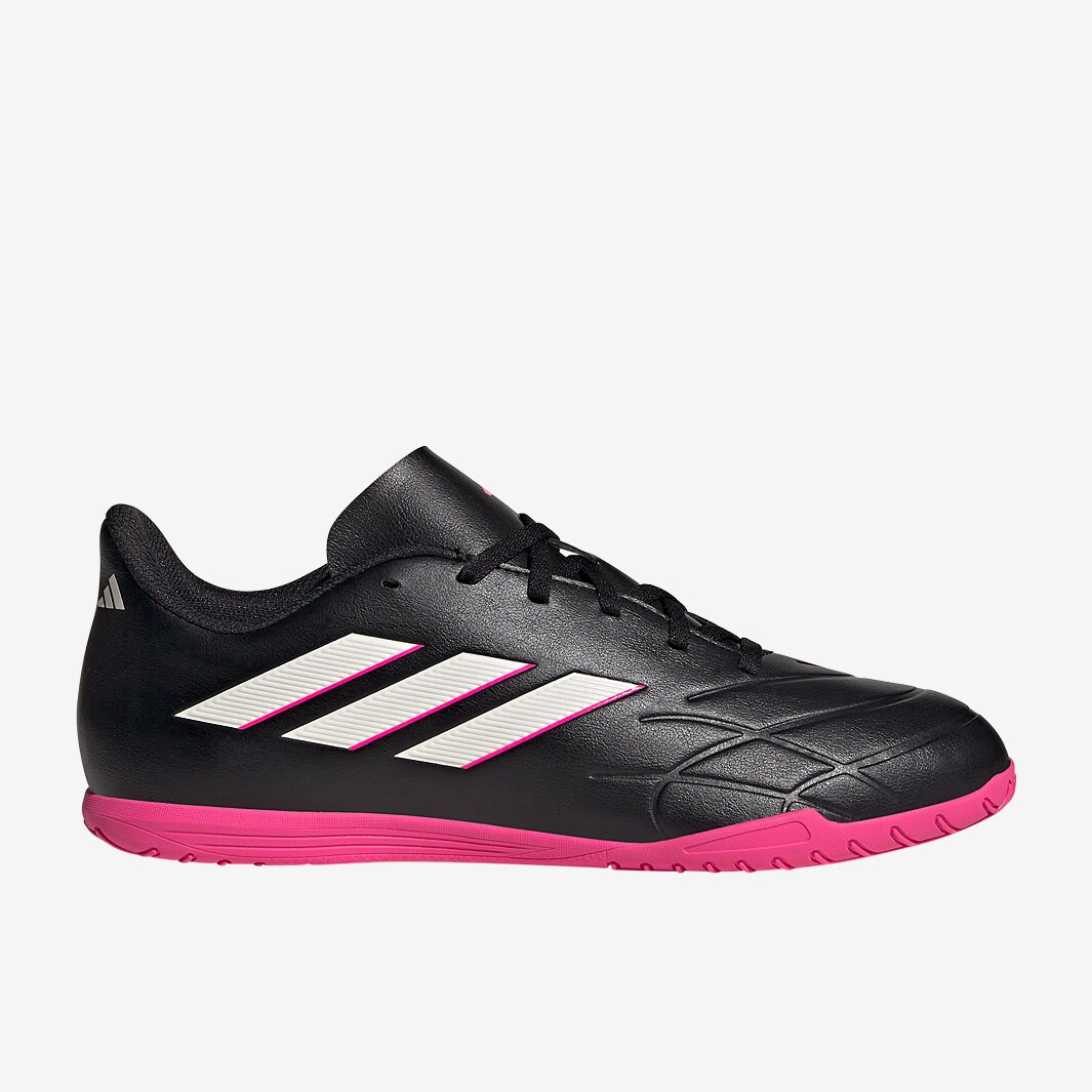 adidas Copa Pure.4 IN - Core Black/Zero Met./Team Shock Pink - Mens ...