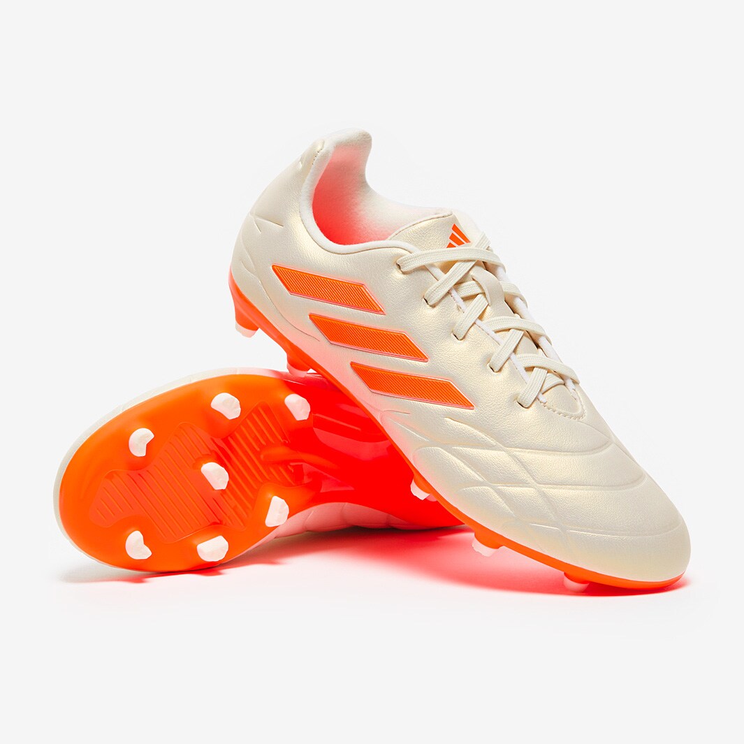 adidas Kids Copa Pure.3 FG - Off White/Team Solar Orange/Off White ...