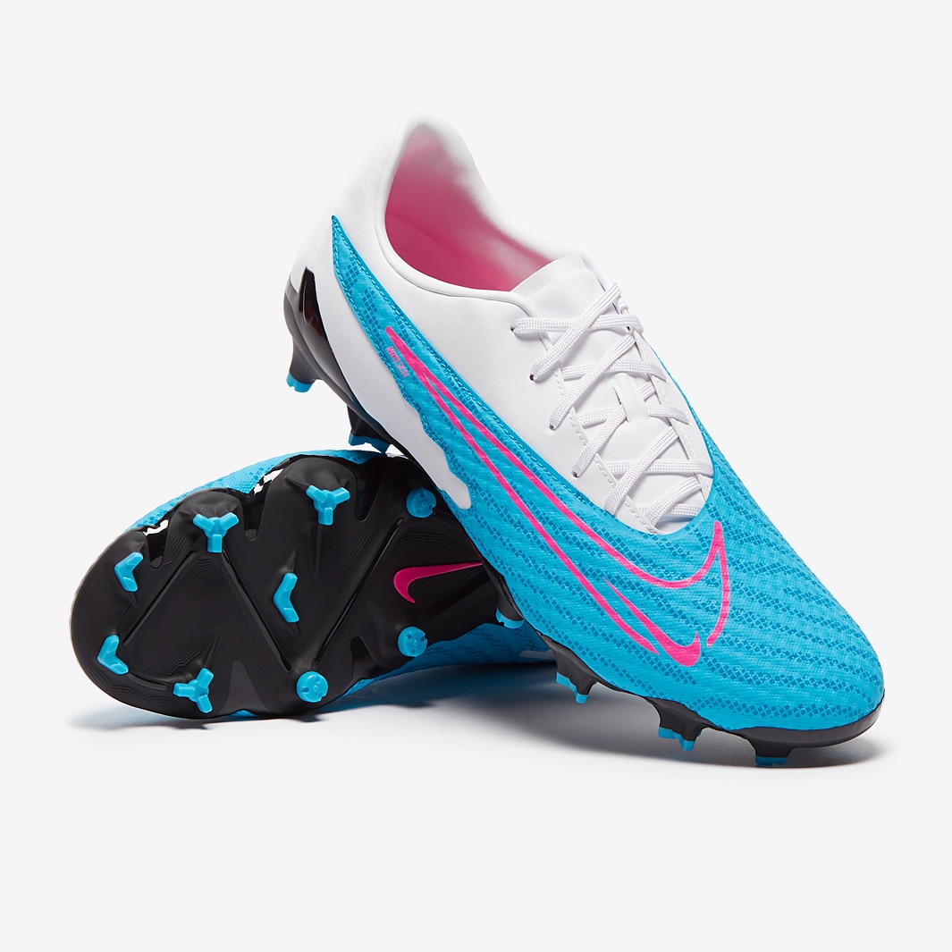Nike Phantom GX Academy FG MG Baltic Blau Pink Blast Wei Laser Blau