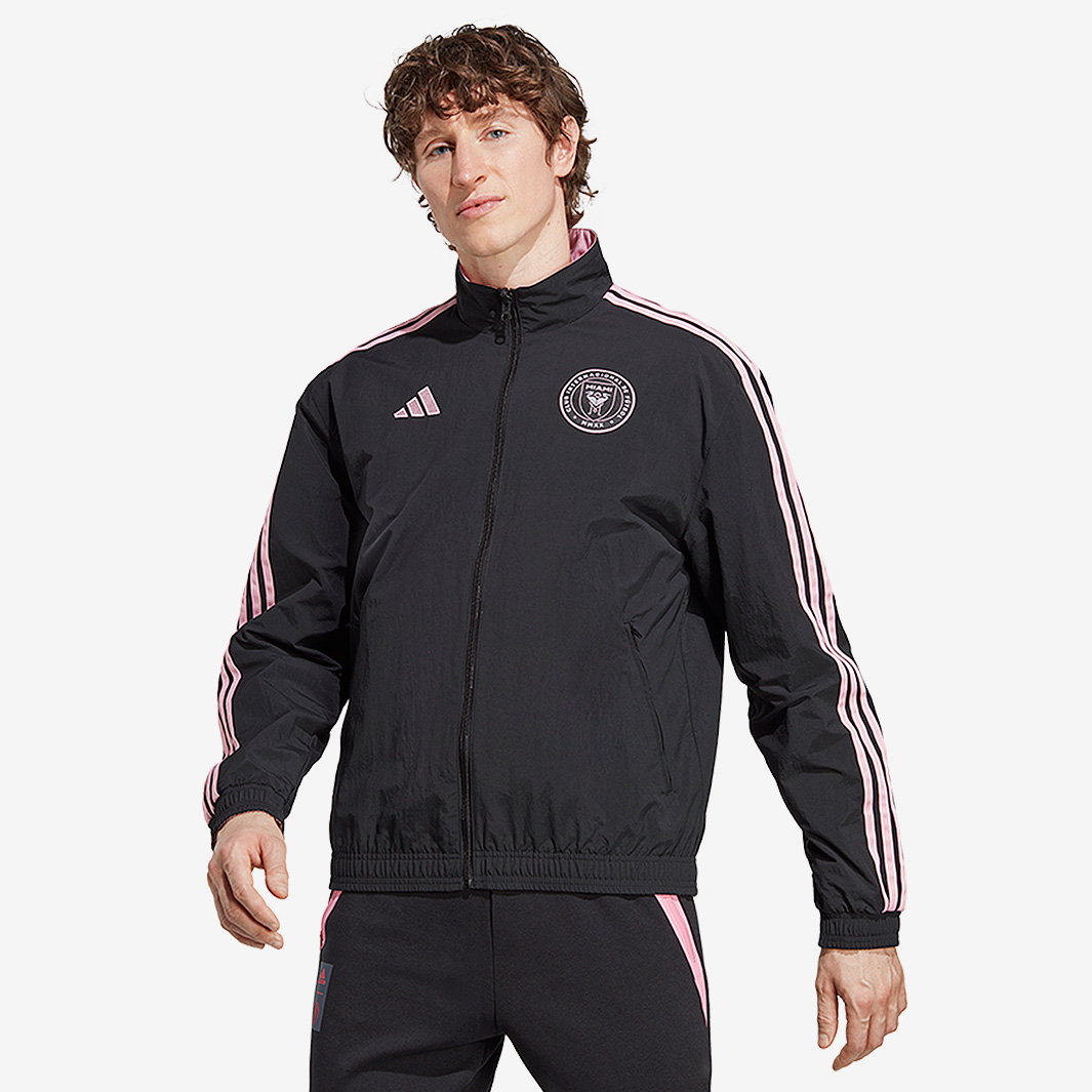 adidas Inter Miami 2023 Anthem Jacket - Black/True Pink - Mens Replica ...