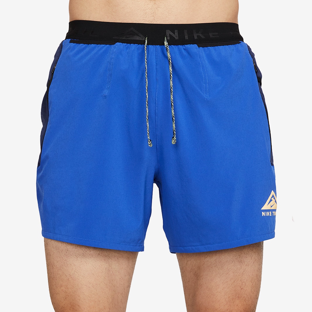 Nike Dri-FIT 5" Trail Shorts - Hyper Royal/Midnight Navy/Citron Pulse ...