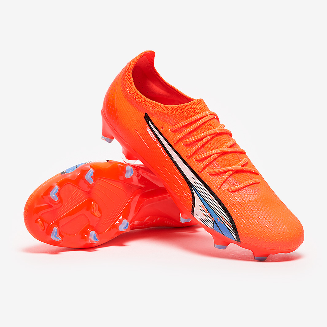 Puma Ultra Ultimate FG AG Puma Ultra Naranja Puma Blanco Azul