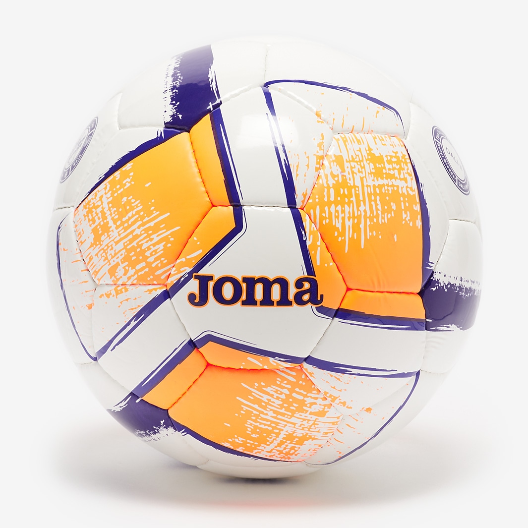 Joma Dali II Football - White/Fluor Orange/Purple - Footballs | Pro ...