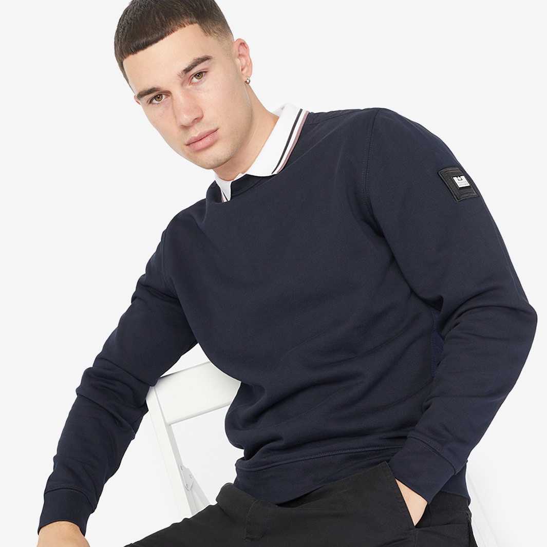 Weekend Offender F Bomb Sweatshirt - Navy - Tops - Mens Clothing | Pro ...