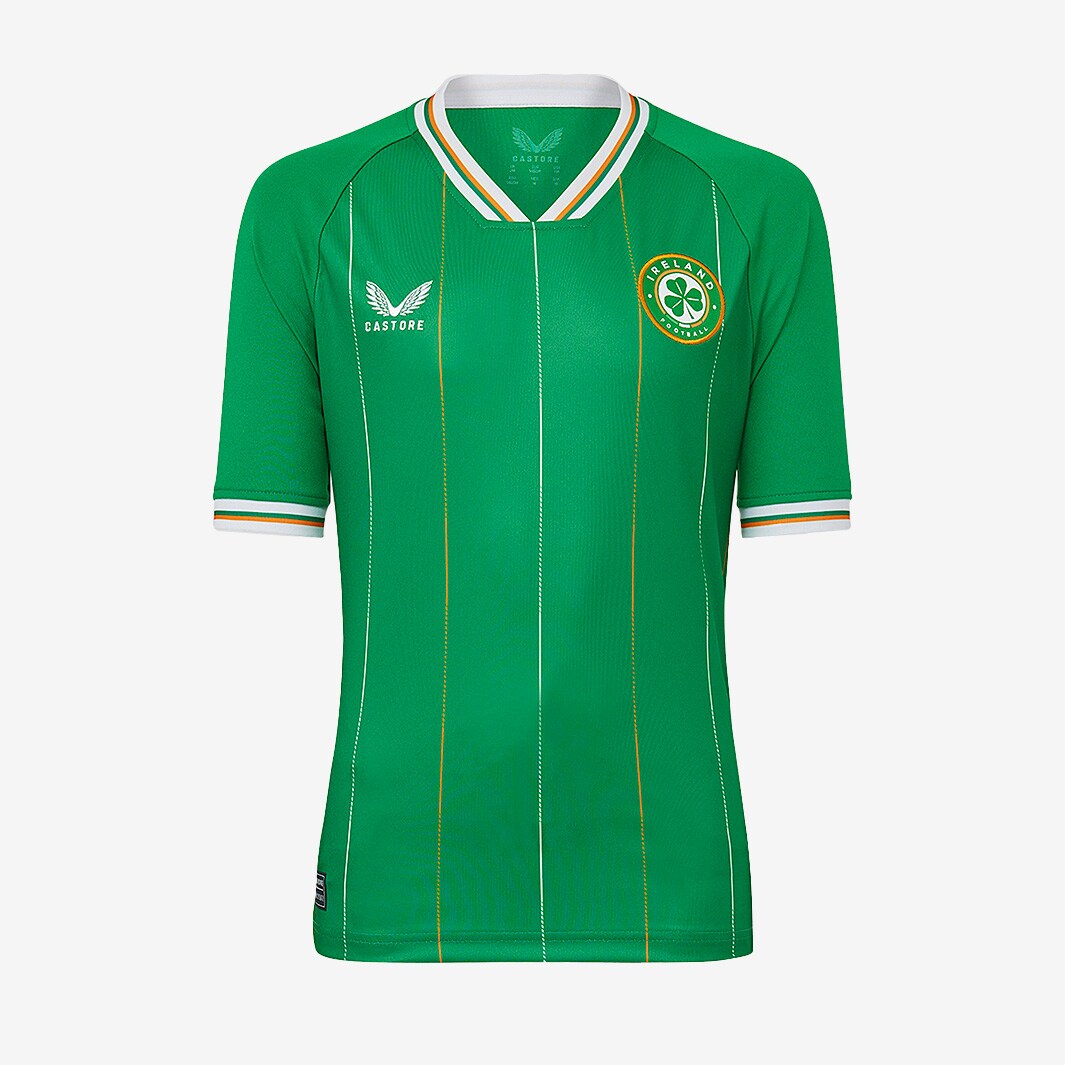Castore Kids Republic of Ireland 2023 Replica Home SS Shirt - Jolly ...