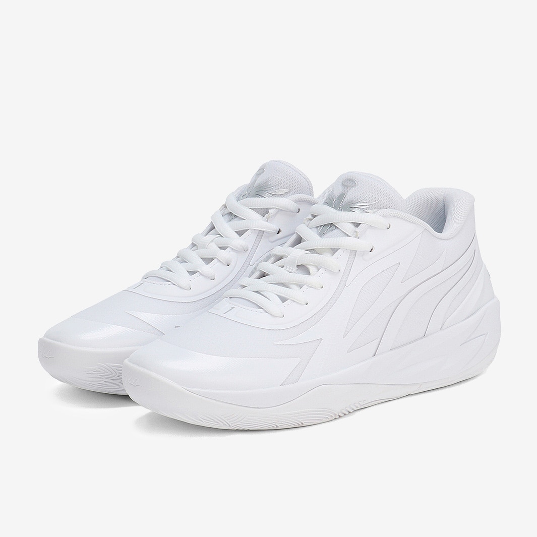 Puma MB.02 Lo - Puma White/Puma Silver - Mens Shoes | Pro:Direct Basketball