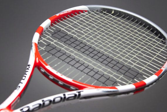 Babolat - Pure Storm GT Strung Tennis Racket - Default - Red/White ...