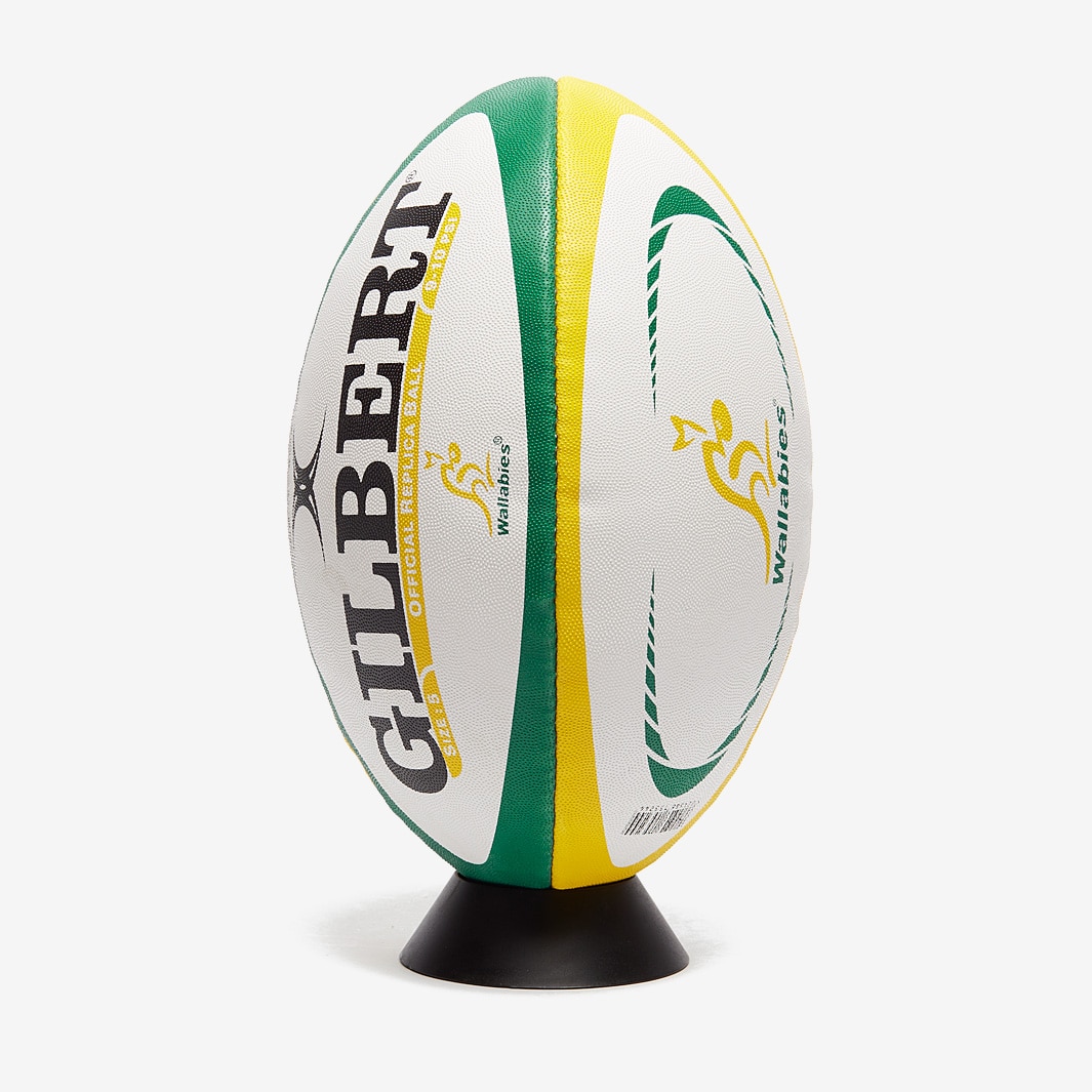 Gilbert Australia Replica Ball - White - Rugby Balls - Replica | Pro ...