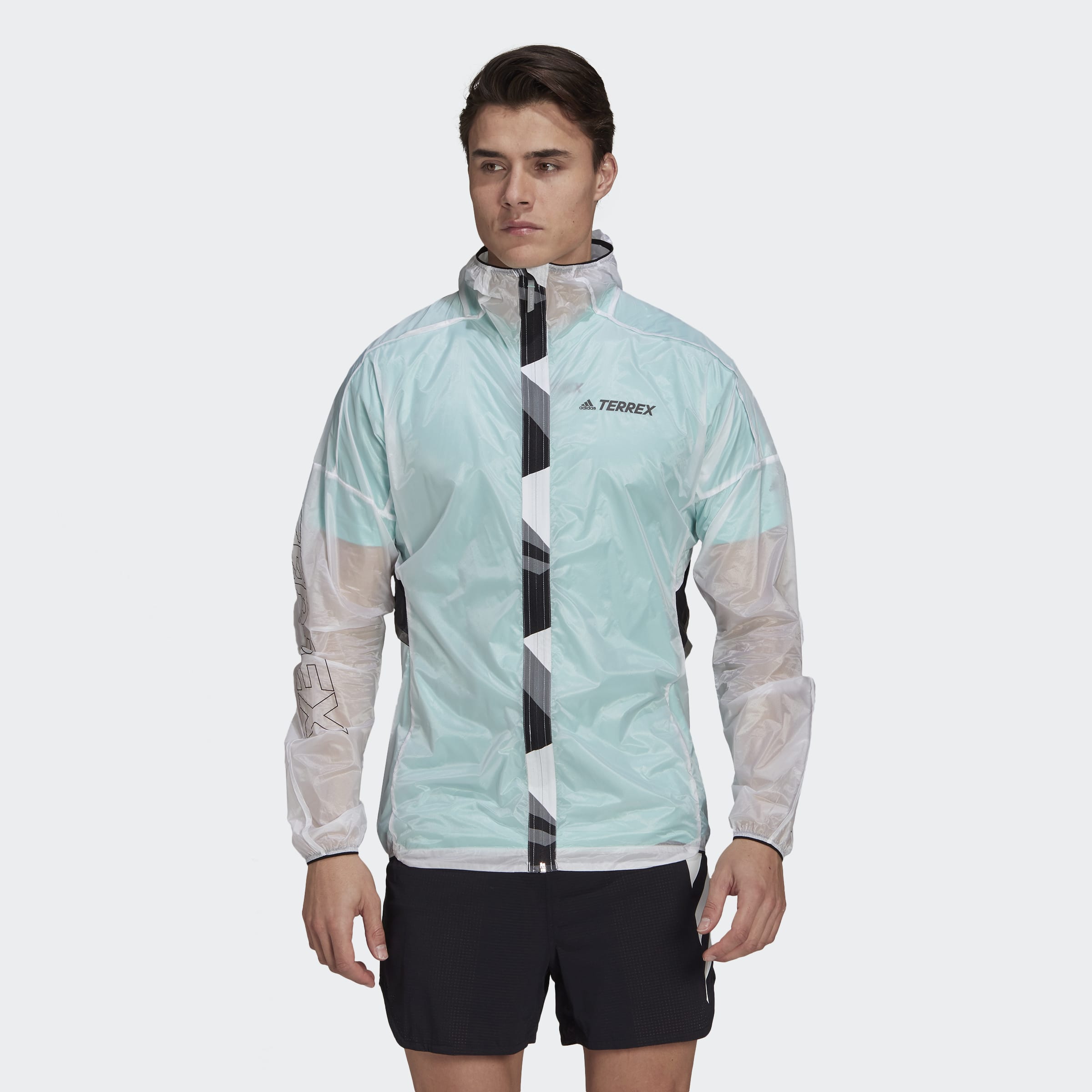 adidas Terrex Agravic Pro WIND.RDY Windbreaker White Mens Clothing
