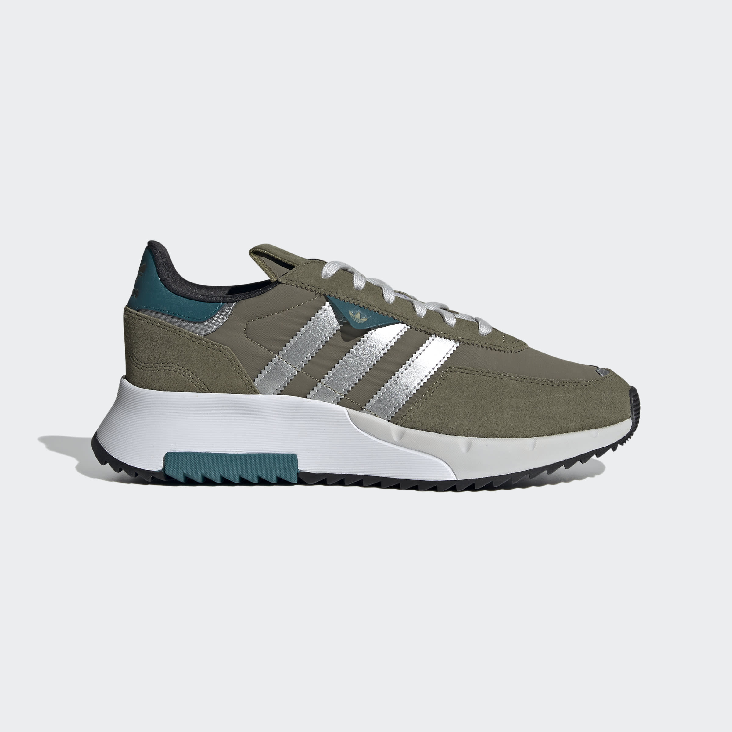 adidas Originals Retropy F2 Shoes Orbit Green / Silver Metallic / Focus ...