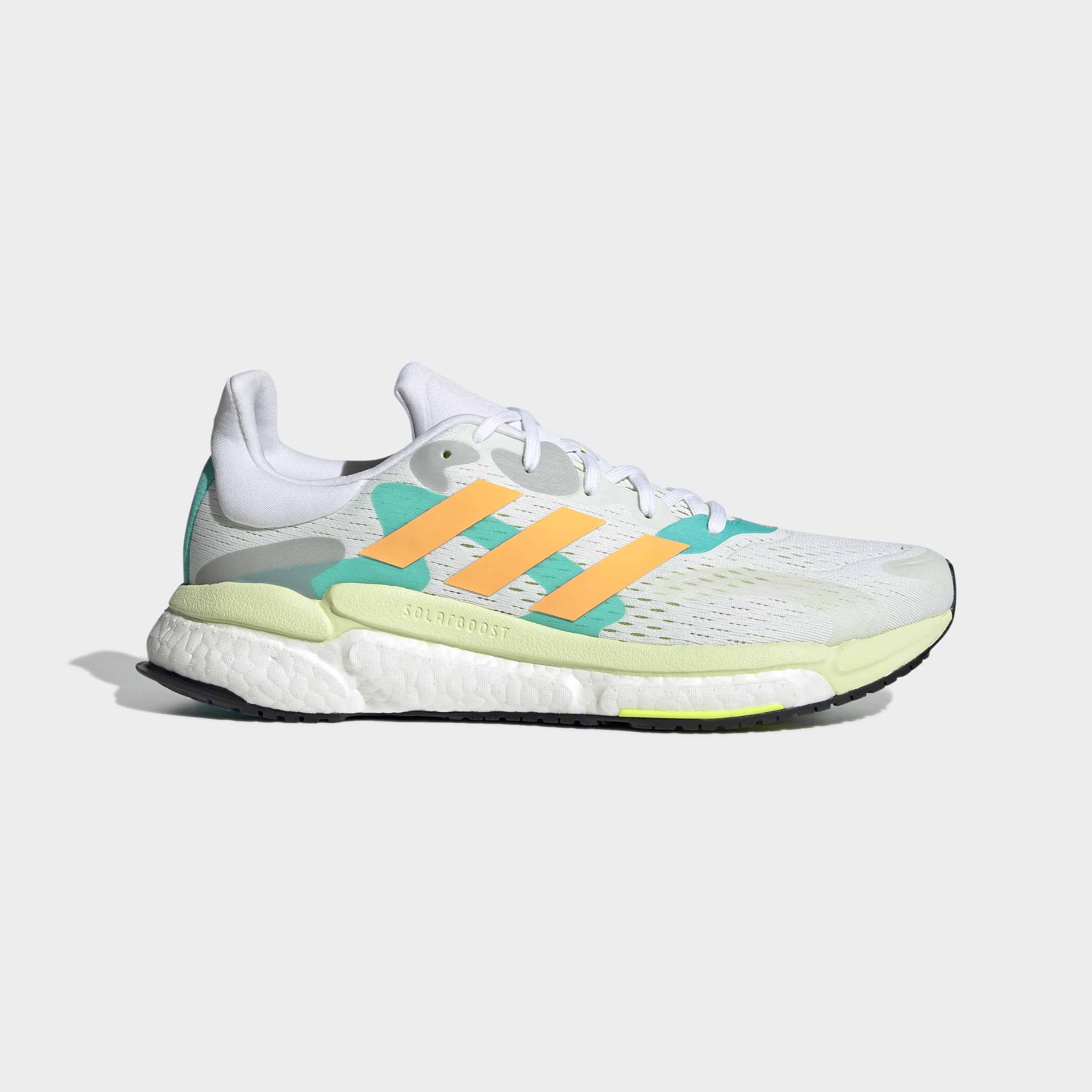 adidas Solar Boost 4 - Ftwr White/Flash Orange/Mint Rush - Mens Shoes