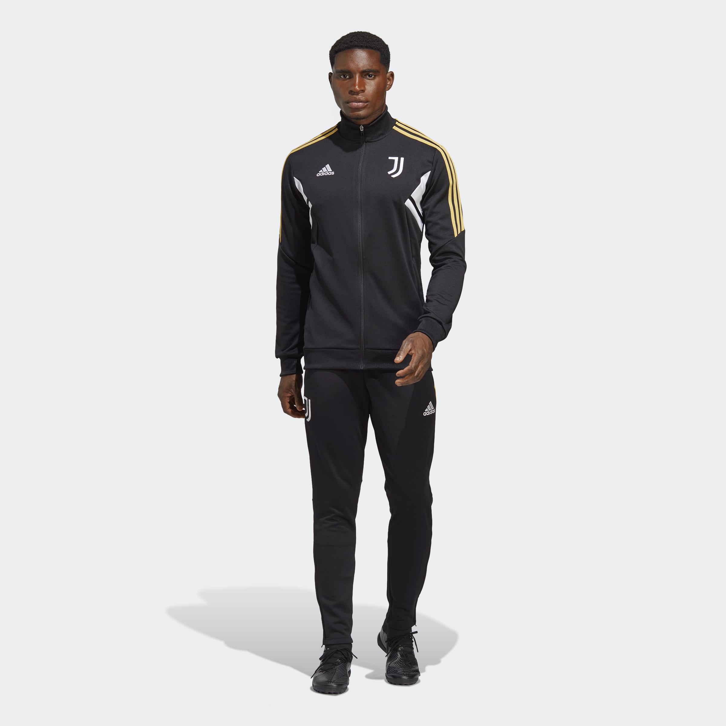 adidas Juventus Condivo 22 Tracksuit Black Mens Clothing
