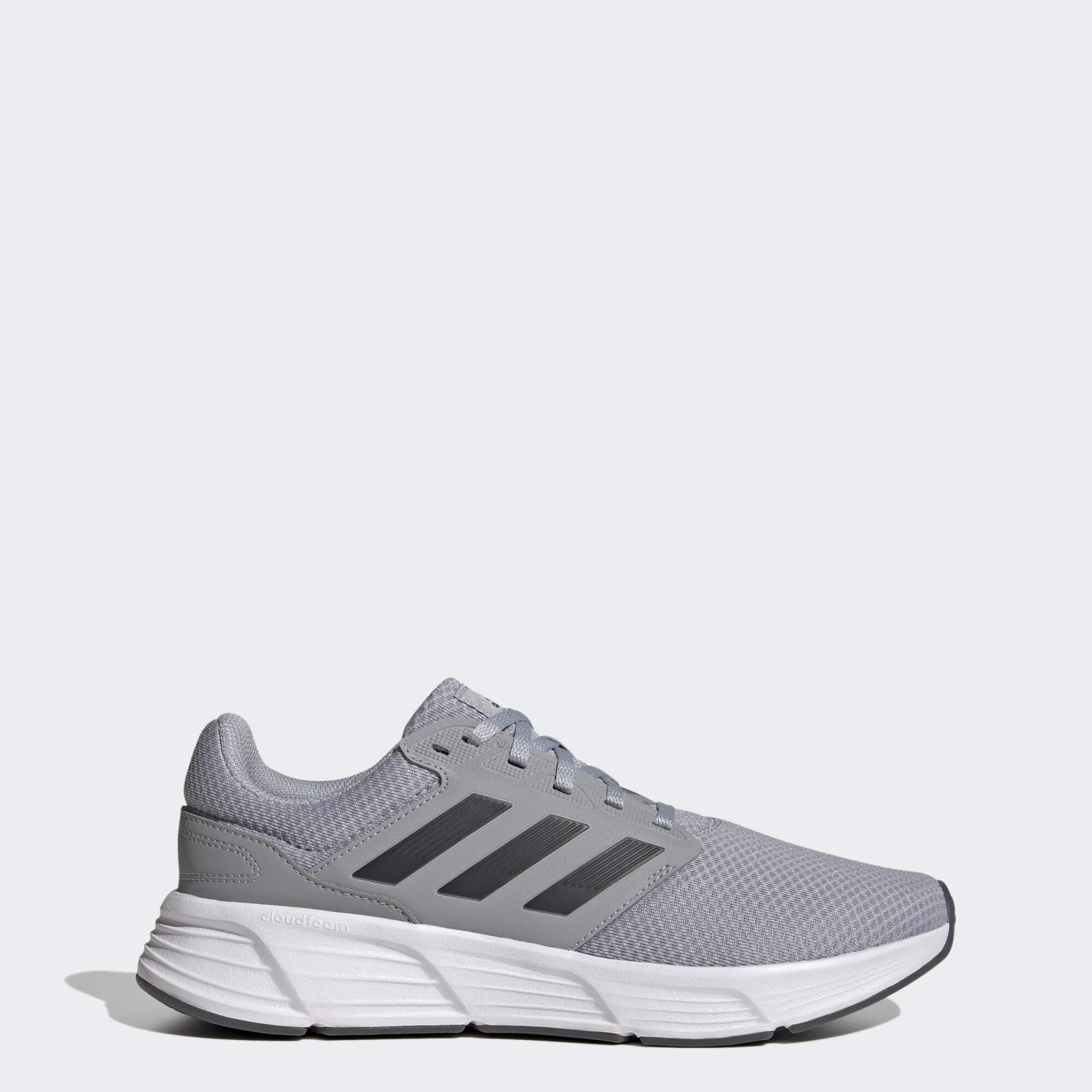 adidas Galaxy 6 Shoes Halo Silver / Carbon / Cloud White Mens Shoes ...