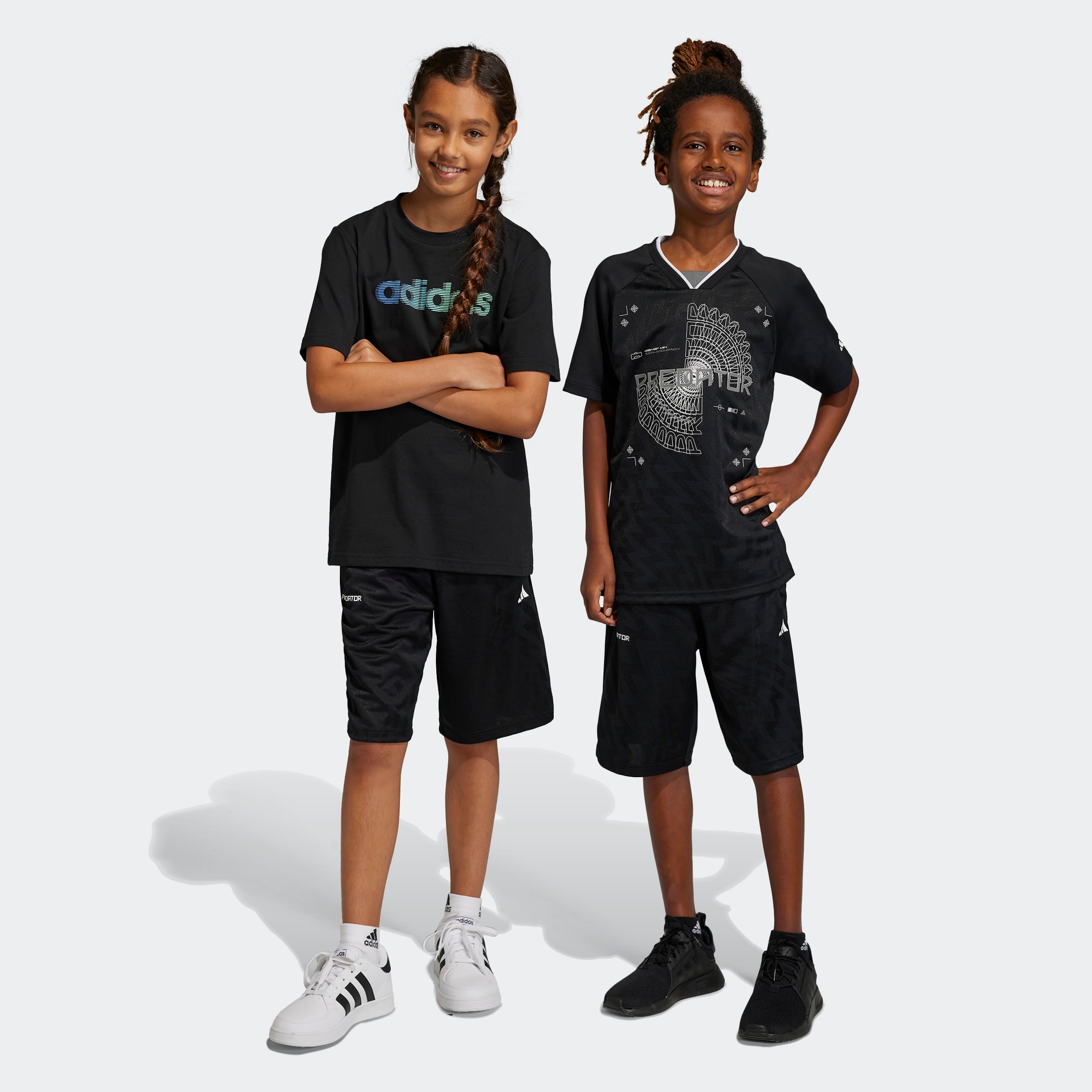 adidas Football-Inspired Predator Shorts Black / App Solar Red / White ...