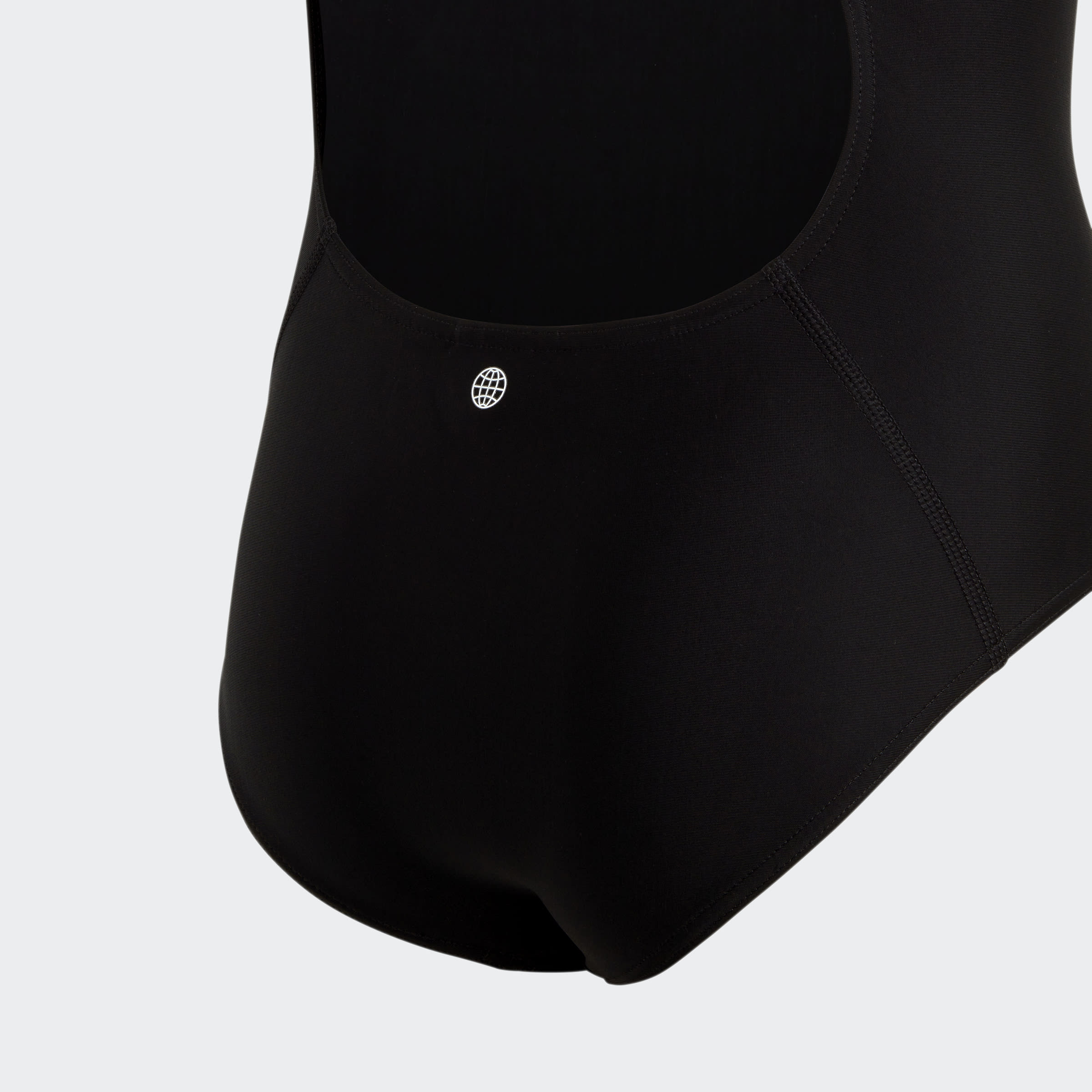 adidas Solid Small Logo Swimsuit Black / White Girls Clothing