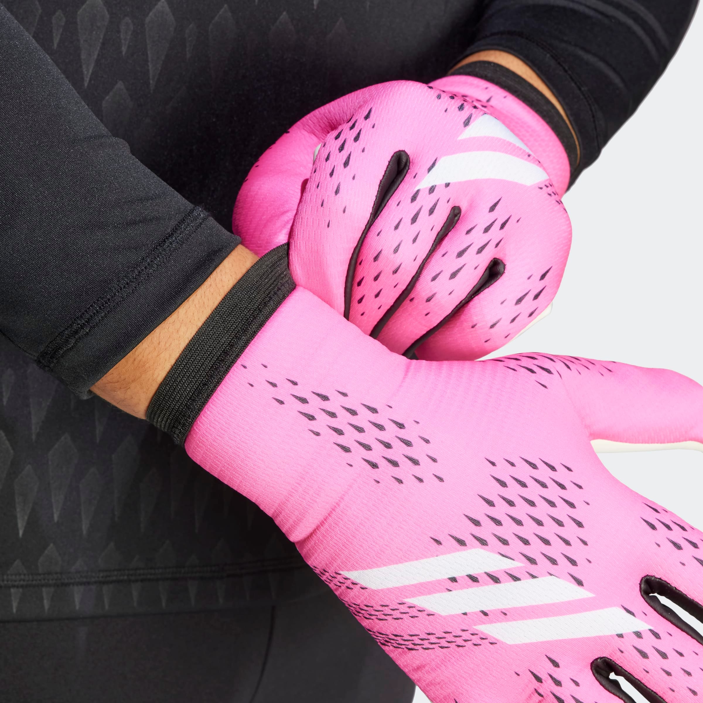 adidas X GL Training - Rose Choc Equipe/Blanc/Noir - Gants de Gardien ...