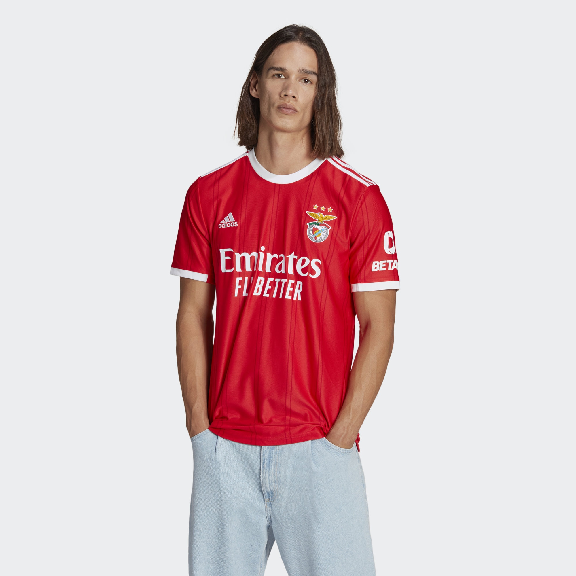 adidas Benfica 22/23 Home Shirt - Benfica Red - Mens Replica | Pro ...