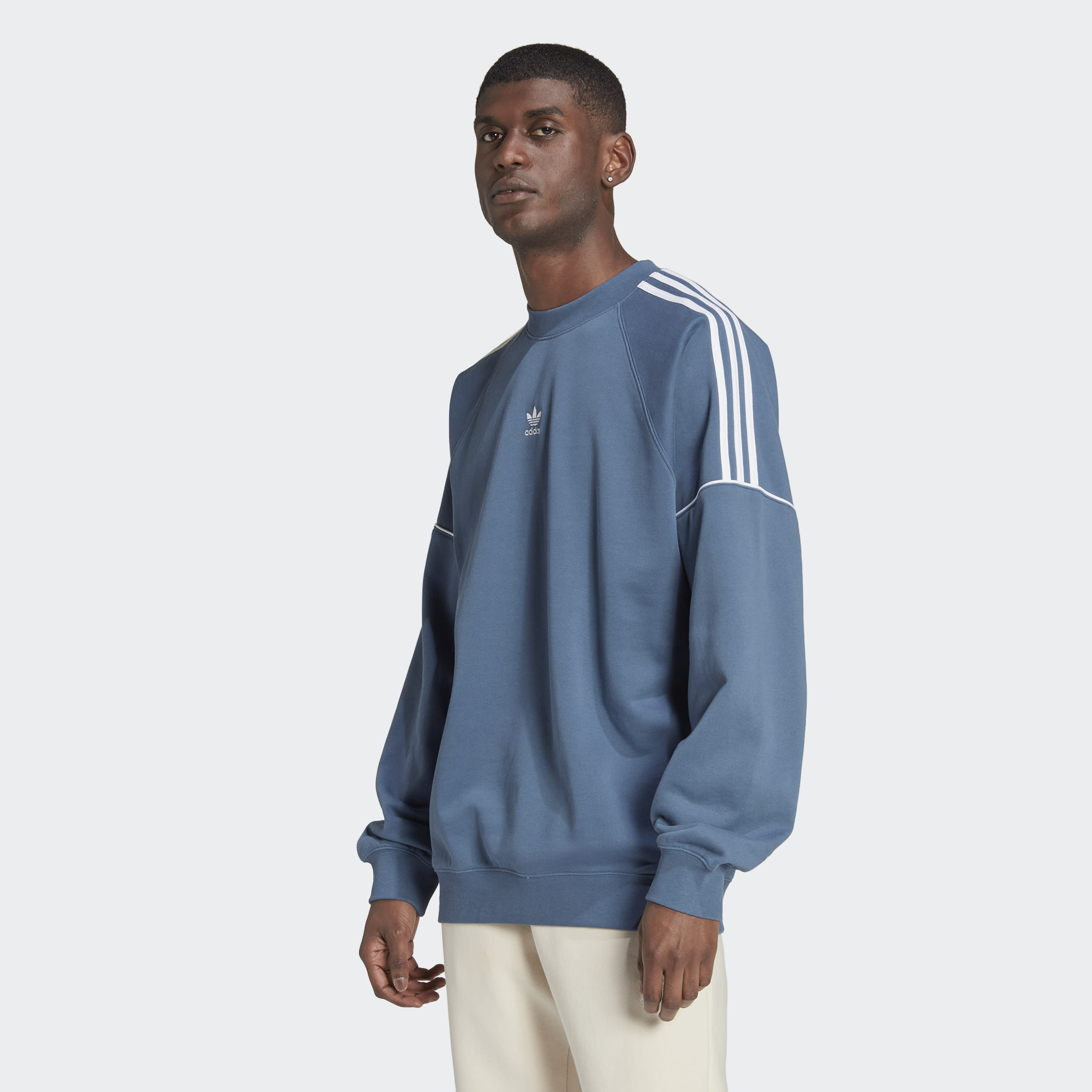 adidas Originals Essentials Crew - Wondert Steel - Herrenbekleidung ...